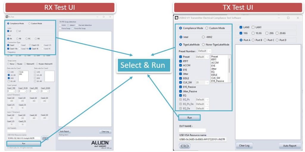 Allion Software for USB4® Electrical Test Automation (ASUE) | Allion Labs